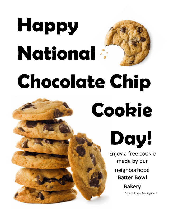 National Chocolate Chip Cookie Day National Chocolate Chip Cookie Day